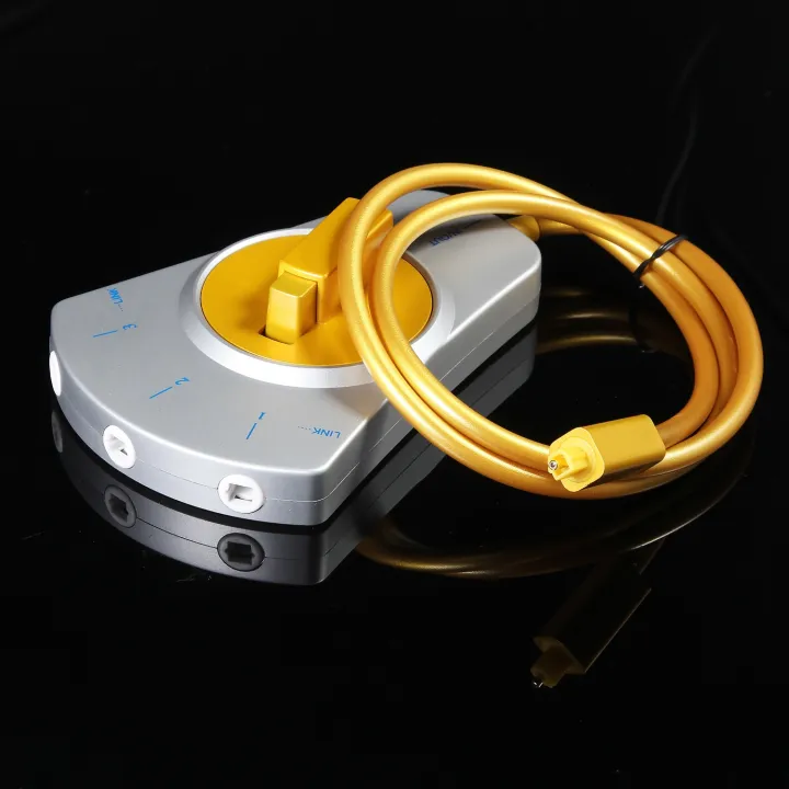 【cw】 3 Way Digital Toslink Switch SPDIF Optical Audio Switch Toslink ...