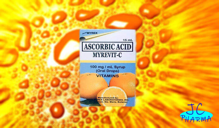 Authentic MYREVIT-C + Zinc Ascorbic + Zinc Drops 100mg/ml 15ml | Lazada PH