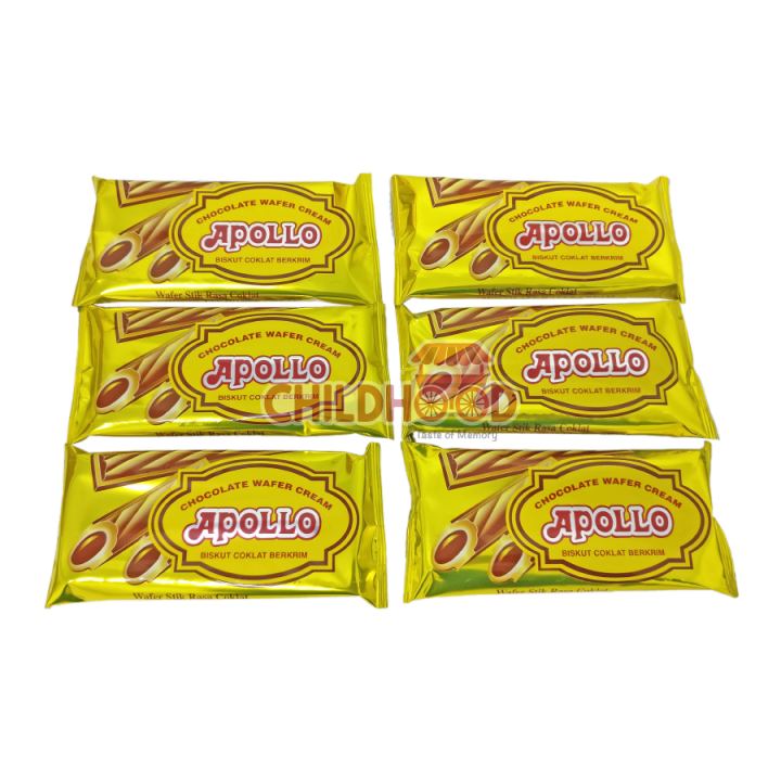 Childhood Snack ️ Apollo Wafer Stick Snack [6pcs/ pack] | Lazada
