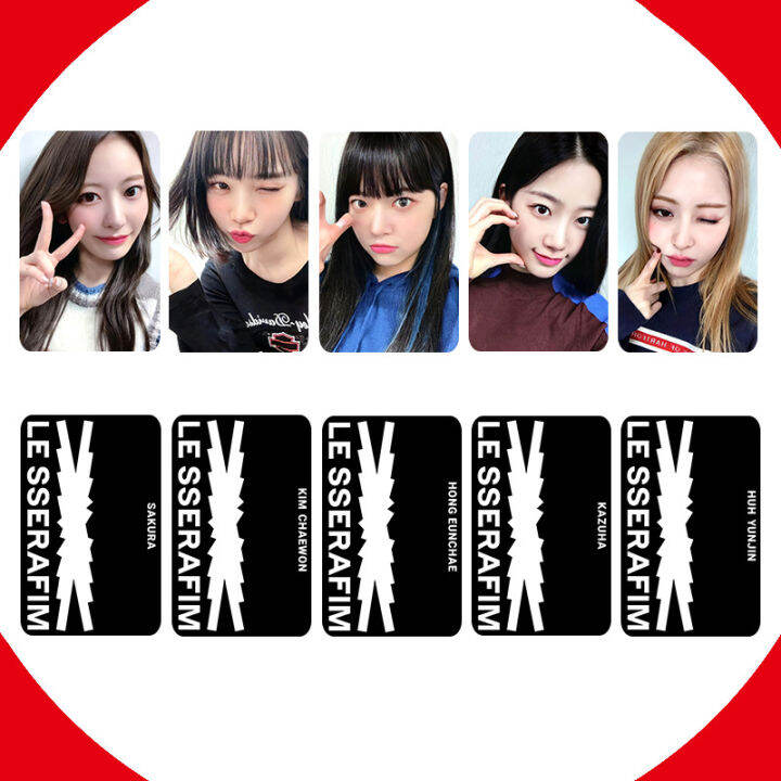 LESSERAFIM Membership Early Bird PhotoCards Kpop Lesserafim Chaewon ...