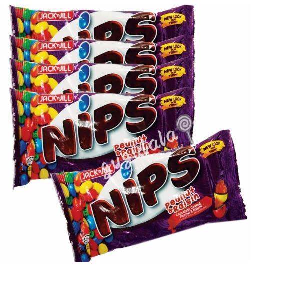Nips Peanut & Raisin 70g x 6 | Lazada