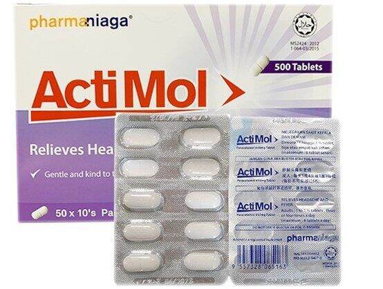Pharmaniaga Actimol 650mg(Paracetamol) Exp:11/2025 | Lazada