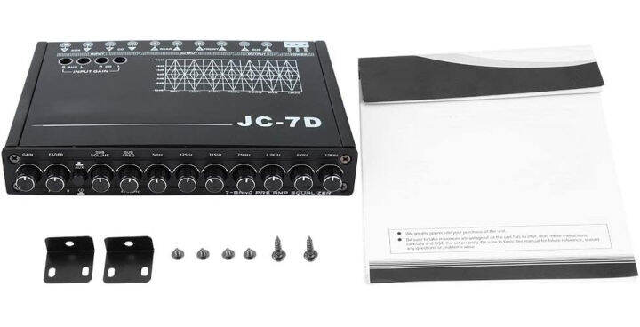 Dweekiy Car Digital Equalizer, Car 7 Bands Audio Bass Restoration ...