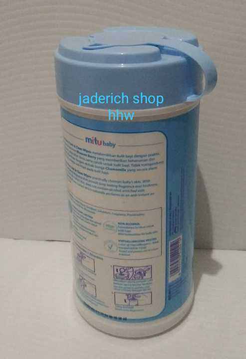 MITU BABY WIPES FRESH&CLEAN BLOOMING BERRY TUBE 60s Tisu Basah | Lazada ...