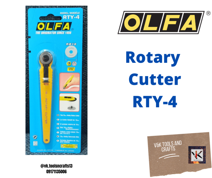 Olfa Rotary Cutter RTY-4 | Lazada PH