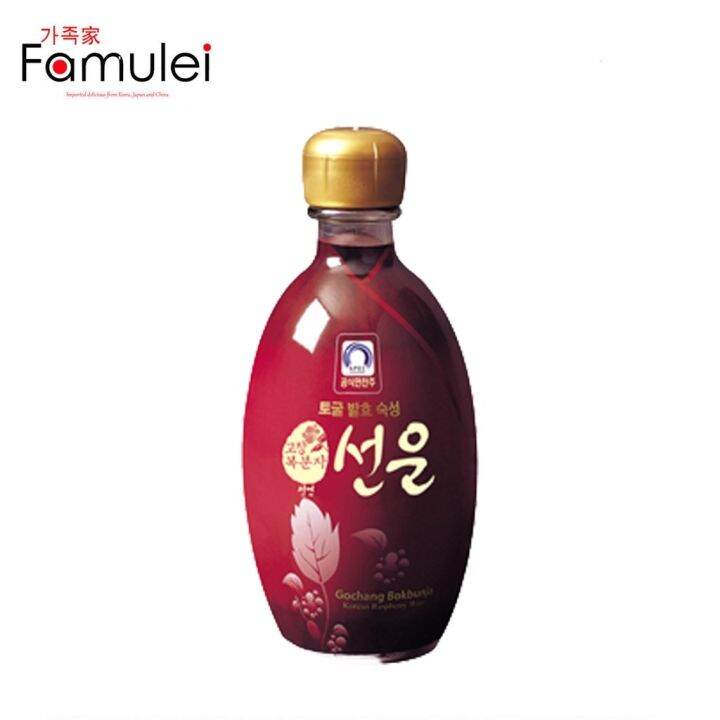 Hot wenfh Gochang Bokbunja Korean Raspberry Wine Acl 15 375ml | Lazada PH