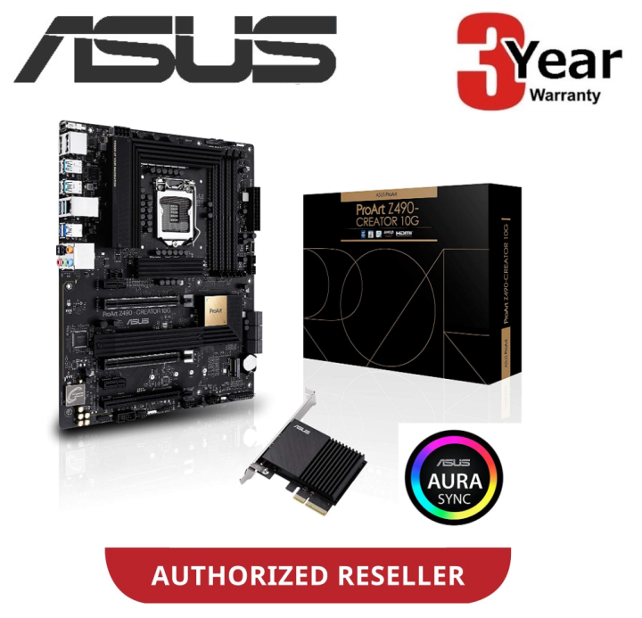 ASUS ProArt Z490-CREATOR 10G Intel Z490 LGA 1200 ATX | Lazada