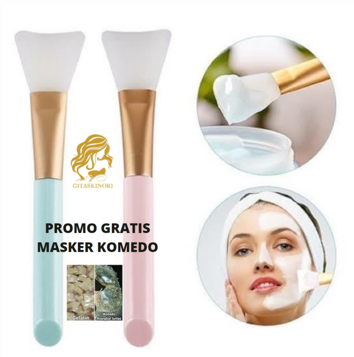 Kuas Masker Silikon GRATIS MASKER KOMEDO Brush Spatula Silicon Import ...