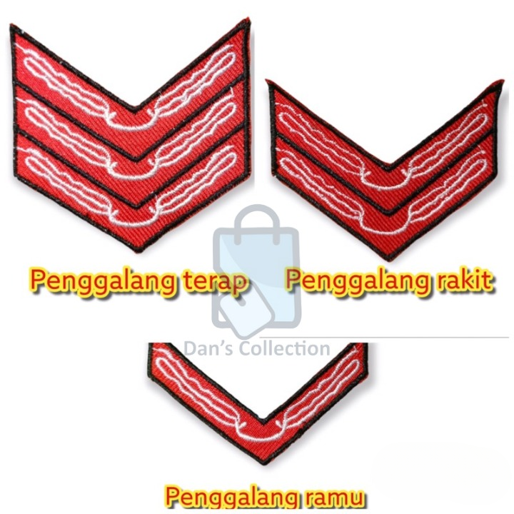 TANDA KECAKAPAN UMUM PENGGALANG RAMU RAKIT TERAP PRAMUKA 10 PCS ...