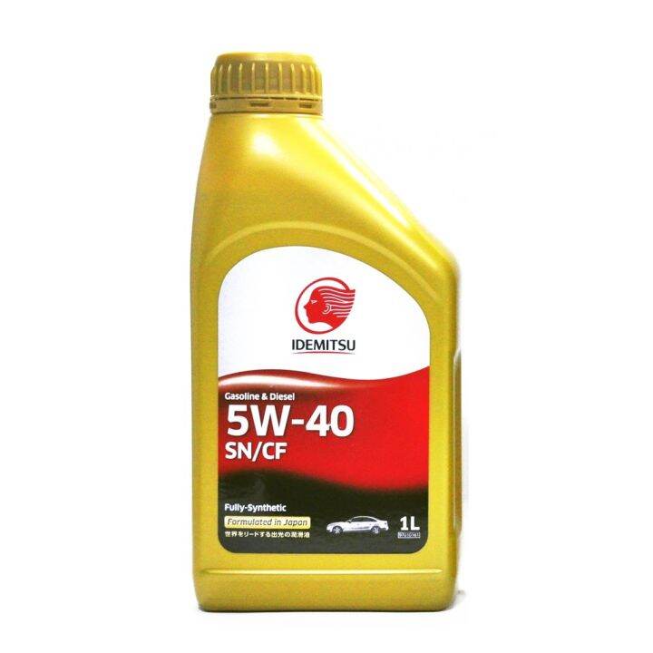 Idemitsu 5W-40 SN/CF-5 Fully Synthetic Motor Oil (Gas Diesel) | Lazada PH