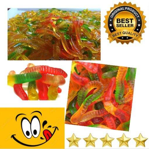 Chichirya Republic Gummy candy worms yummy kutkutin for kids and adults ...