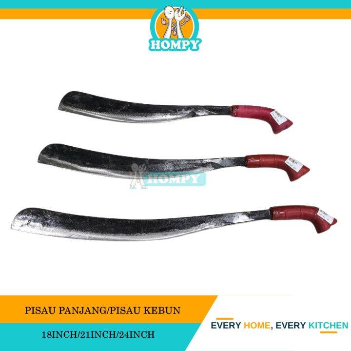 Garden Knife / Survival Knife / Long Curve Knife / Parang_Kebun / Parang_Panjang | Lazada