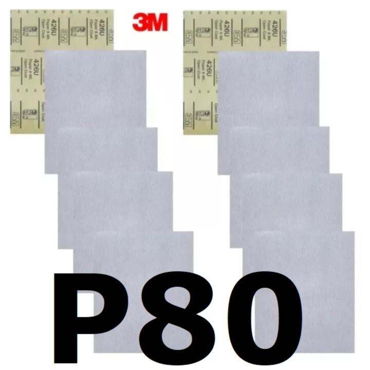 3M (x10แผ่น) กระดาษขัดแห้ง 426U Coated Silicon Carbide Sanding Sheet, 9 x 11-Inch | Lazada.co.th