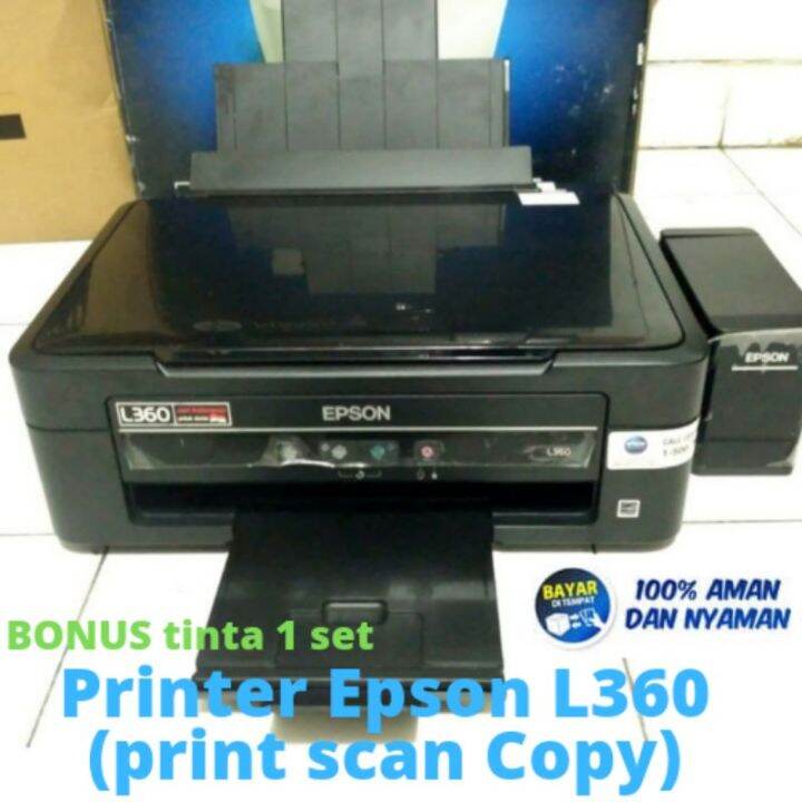 Printer Epson L360 Infus ink tank print Scan copy siap pakai normal ...