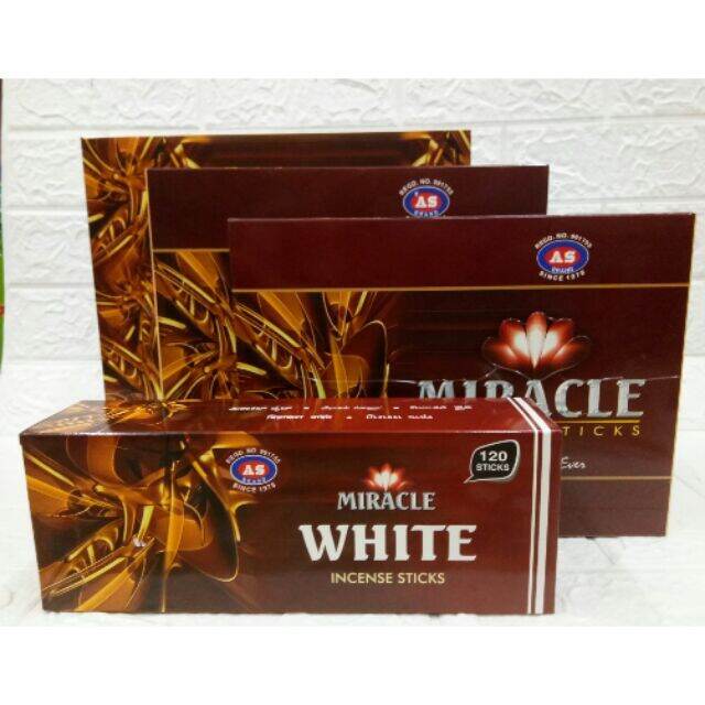 MIRACLE WHITE INCENSE STICKS | Lazada