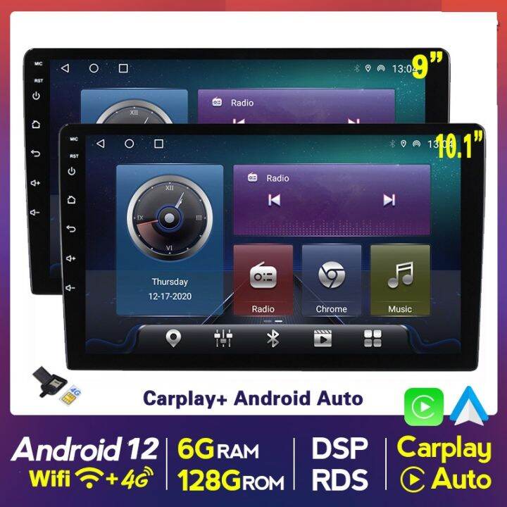 [6 + 128G 8 Core ]TS10 Android Car Radio Stereo Bluetooth 2 Din Car ...