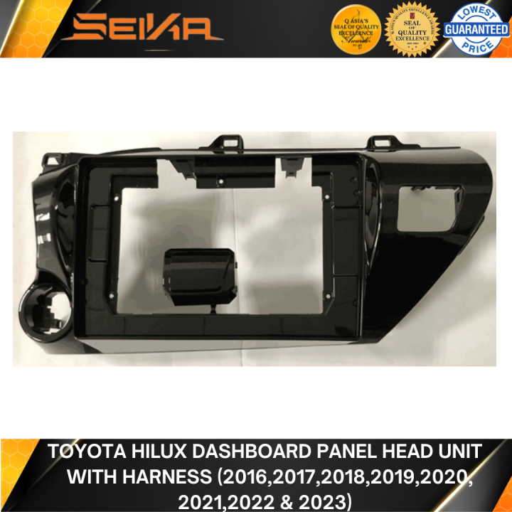Toyota Hilux Dashboard Panel Head Unit with Harness (2016,2017,2018 ...