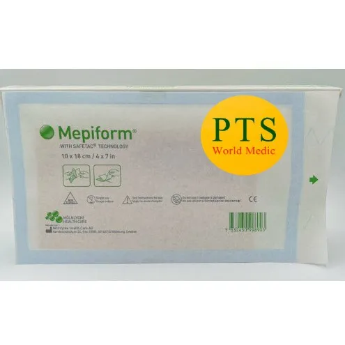 Mepiform Silicone Gel Sheet 10x18 cm แผ่นซิลิโคนลดรอยแผลเป็นขนาดใหญ่ (1 ...