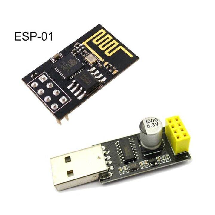 2022 ใหม่ ESP01 Programmer Adapter UART GPIO0 CH340G USB เป็น ESP8266 ESP-01 CH340G Serial ...
