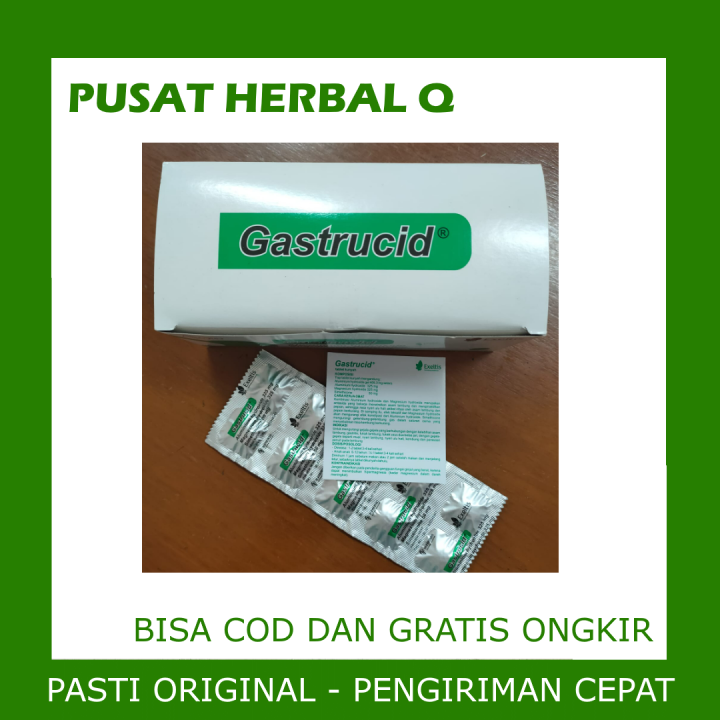 GASTRUCID STRIP ISI 10 OBAT MAAG PENCERNAAN KEMBUNG ASAM LAMBUNG ...