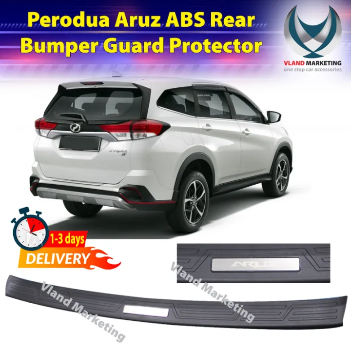 Perodua Aruz ABS Rear Bumper Guard Protector (1pcs) | Lazada