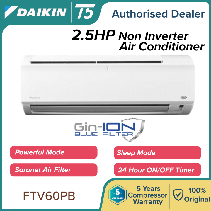 Daikin 2 5hp R32 Air Conditional Non Inverter With Wifi Smart Control