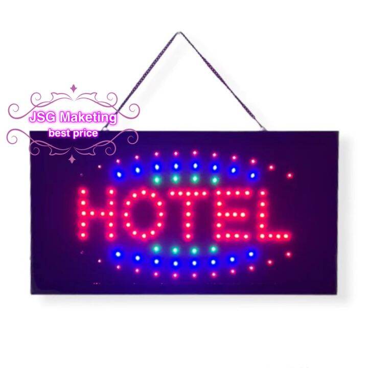 Energy saving light billboard Flashing Mode HOTEL-LED SIGN (Small ...