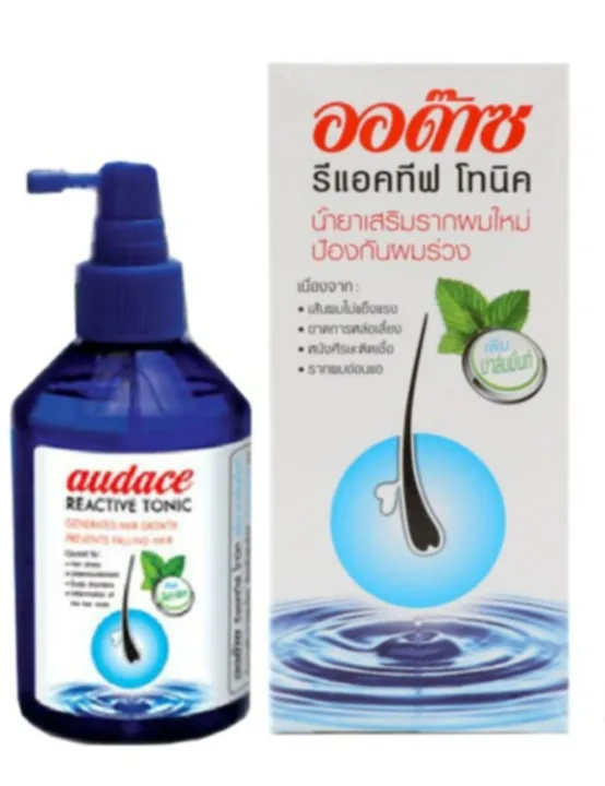 Audace Reactive tonic แฮร์โทนิค ออด๊าซ รีแอคทีฟ แชมพูป้องกันผมขาดหลุด ...
