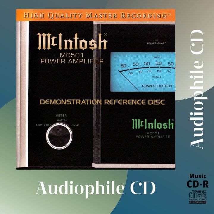 CD AUDIO แผ่นเทส McIntosh Demonstration Reference Disc (CD-R Clone จาก ...