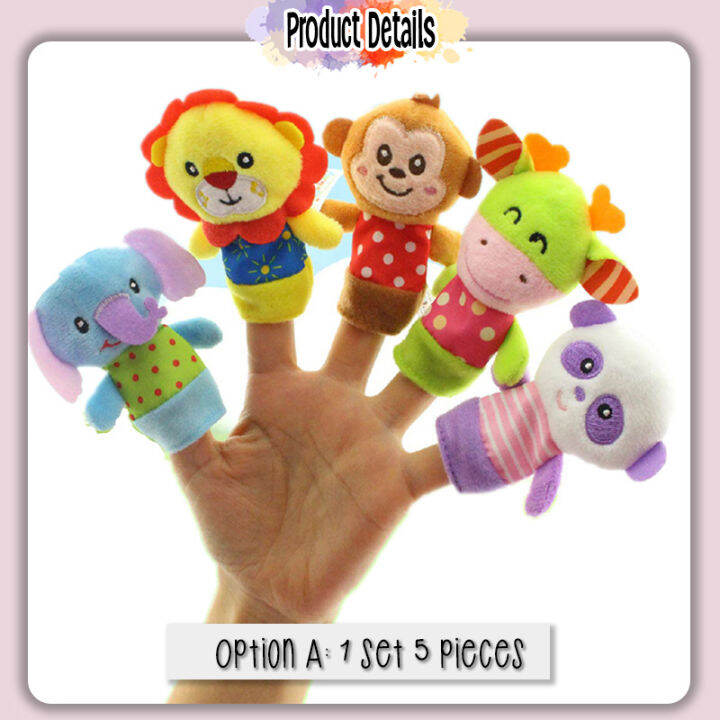 [Happy Kids] Happy Monkey Animals Finger Puppets Story Telling ...
