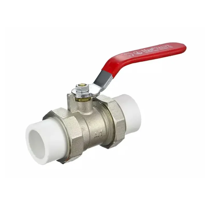 PPR Fittings Brass Double Union Ball Valve 1/2 , 3/4 ,1 | Lazada PH