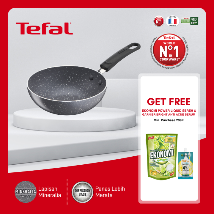 Tefal Natura Wokpan 16cm Wajan Anti Lengket | Lazada Indonesia