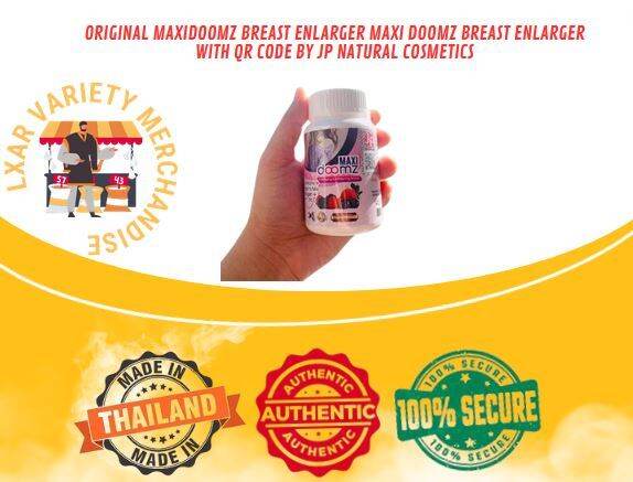 Original Maxidoomz Breast Enlarger Maxi Doomz Breast Enlarger with QR ...