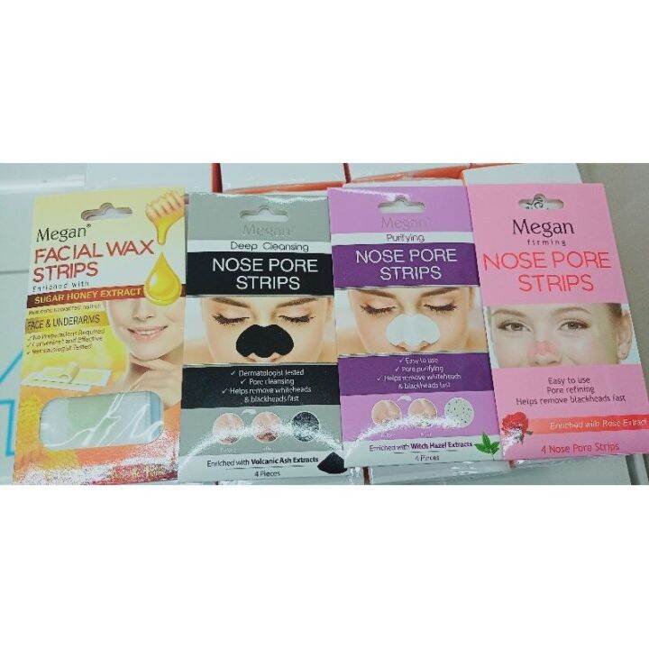 MEGAN NOSE PORE STRIPS/FACIAL WAX | Lazada PH