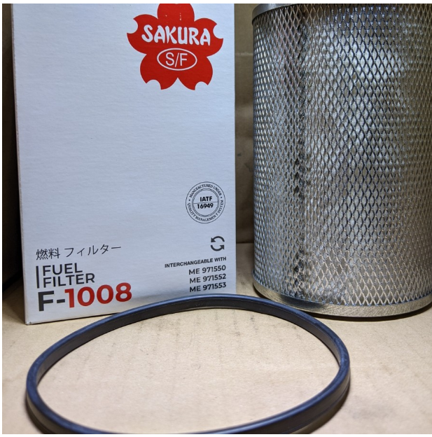 FUEL FILTER SOLAR BAWAH SAKURA CANTER PS136 PS 136 F1008 F-1008 ORI ...