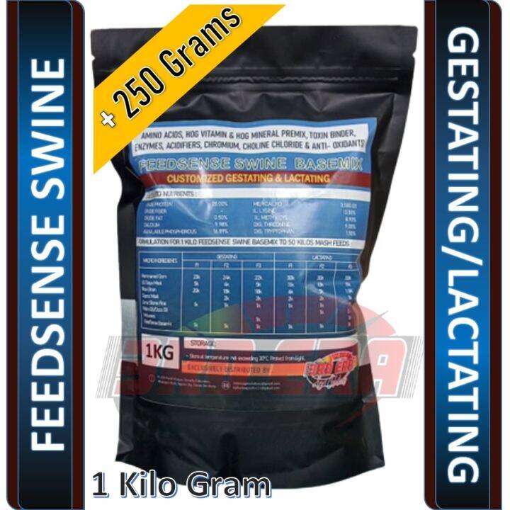 BASEMIX FOR SWINE FEEDSENSE BASEMIX Gestating and Lactating 1 Kilo for ...