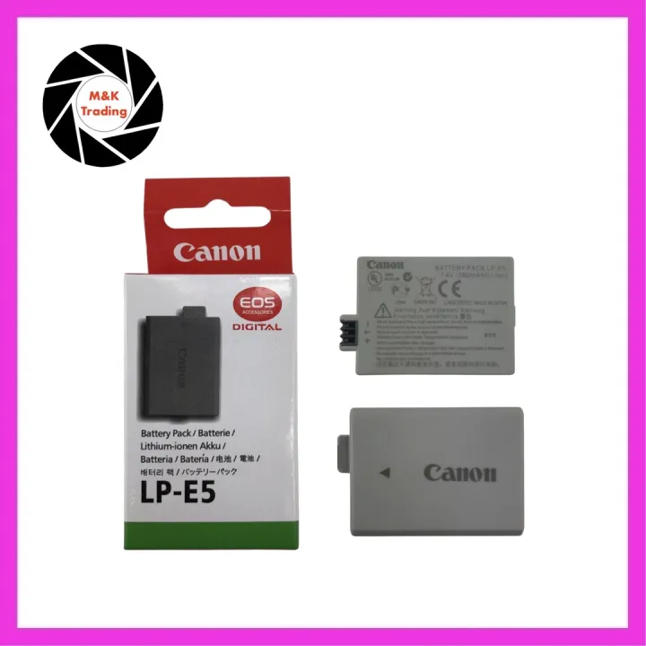 Canon LP-E5 LI-ION BATTERY PACK FOR CANON EOS 450D 1000D 500D X1 X2 X3 ...