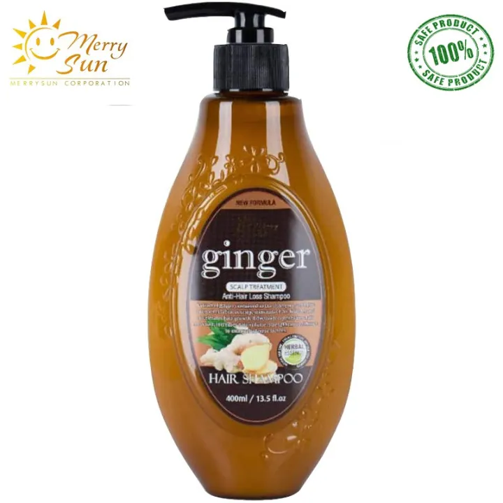 pretty Merry Sun Ginger Scalp Treatment Anti-Hair Loss Shampoo 400ml ...