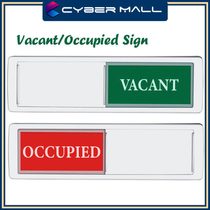 Occupied Vacant Door Sign for Office Meeting Room Door Occupied Vacant ...