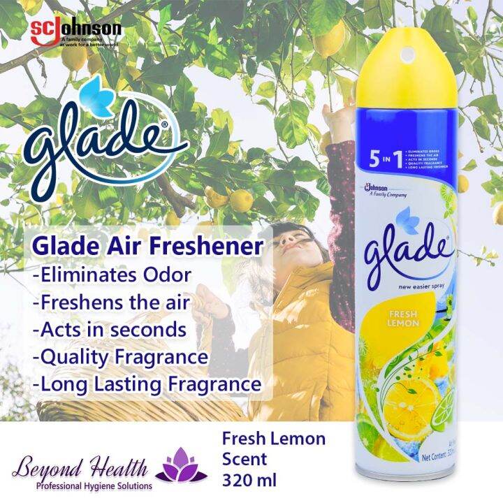 Glade Air Freshener Fresh Lemon Scent 320ml FREE SHIPPING BH Official ...