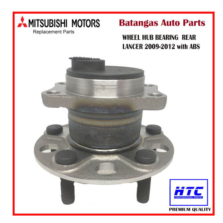 REAR WHEEL HUB ASSEMBLY with ABS FOR MITSUBISHI LANCER 2009-2012 PART ...