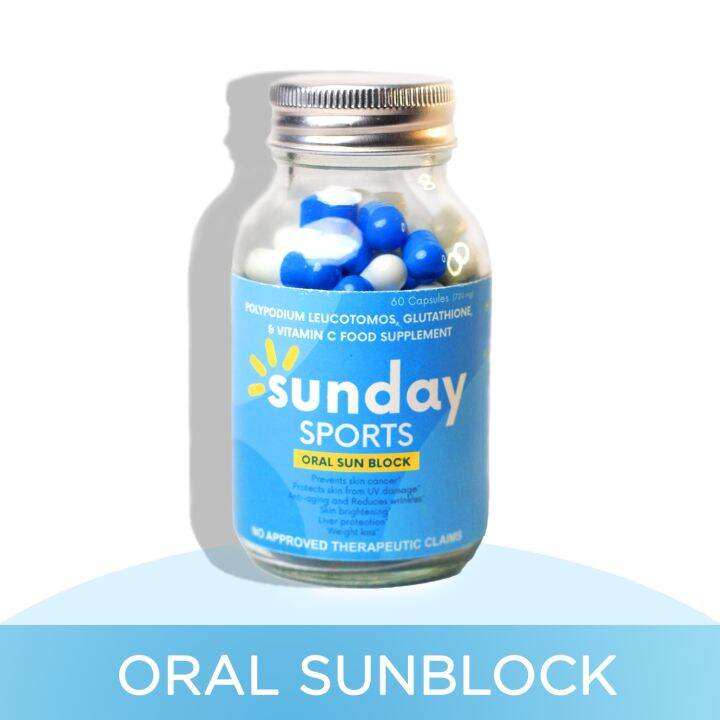 Sunday Sports (Oral Sun Protection, Anti-Aging, and Skin Brightening ...