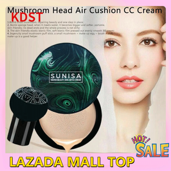 Buy 1 Take 1 SUNISA Foundation Mushroom Head Air Cushion Waterproof BB Cream Frost Concealer Oil ...