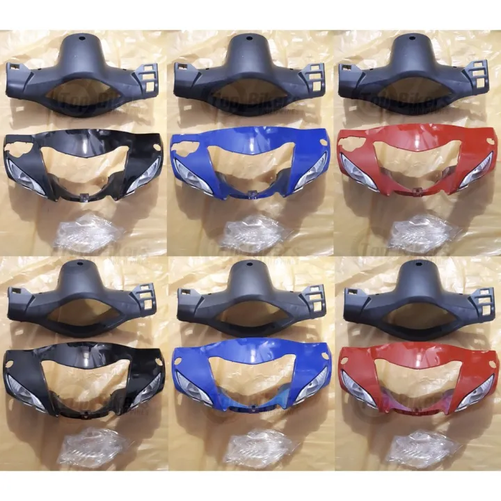 Front and Rear Cowling with Signal Light Lens Set WAVE 100 WAVE 100R ...