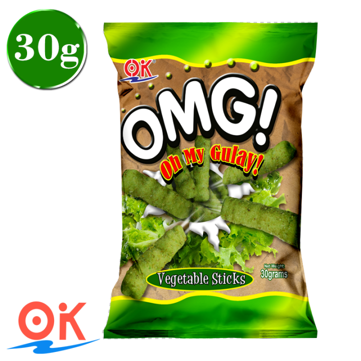 OK Yan Yan OMG! Oh My Gulay Vegetable Sticks 30g | Lazada PH