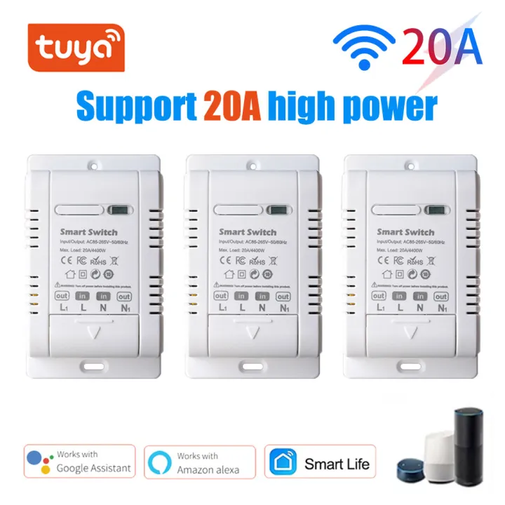 TUYA WiFi+Bluetooth Smart Switch Supports Bluetooth Direct Connect ...