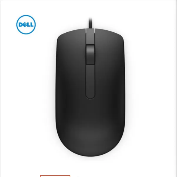 Original DELL Optical Wired Mouse for Laptop & Desktop Computer Basic ...