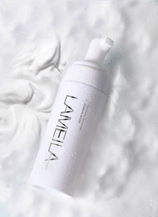 Lameila มูสโฟมล้างหน้าลดสิว โฟมล้างหน้าคุมมัน ผิวขาวกระจ่างใส เต่งตึงดู ...