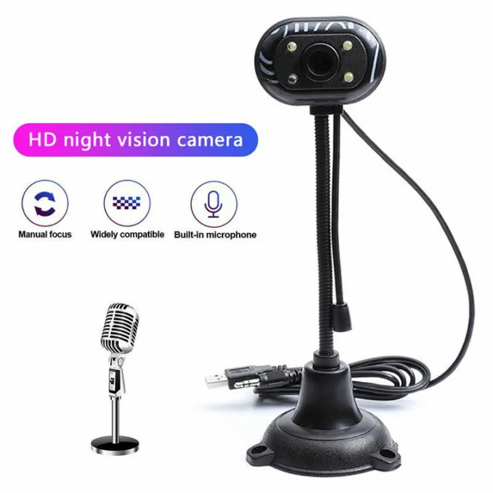 Webcam Web Camera Digital driverless Pc camera USB with microphone ...