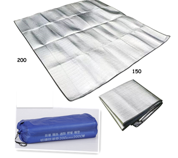 Matras Gunung / Matras Camping Aluminium Foil SUPER TEBAL Bisa Untuk 2 ...